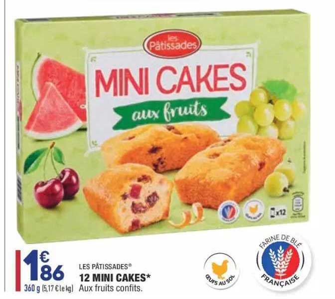 Promo 12 Mini Cakes Les Pâtissades chez Aldi - iCatalogue.fr