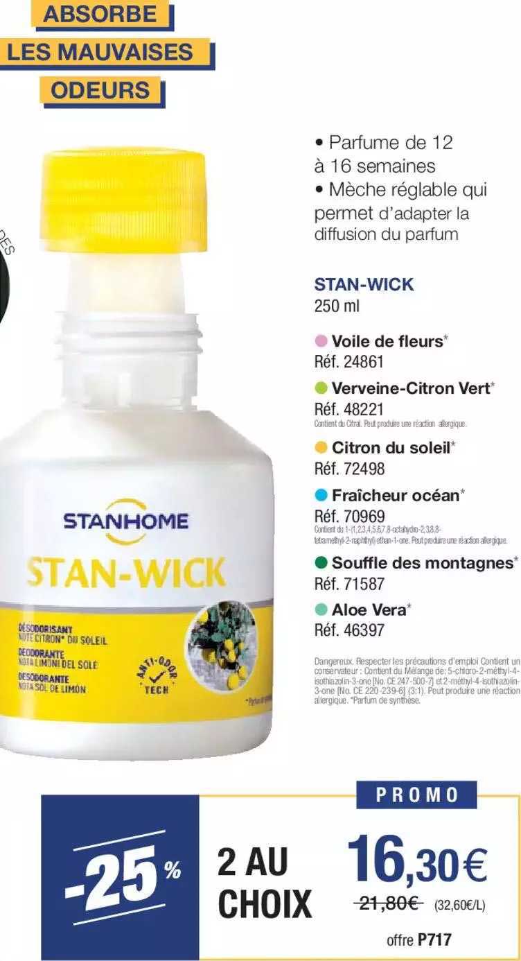Offre Stan-wick chez Stanhome