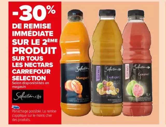 Promo Nectars Carrefour Sélection chez Carrefour Market - iCatalogue.fr