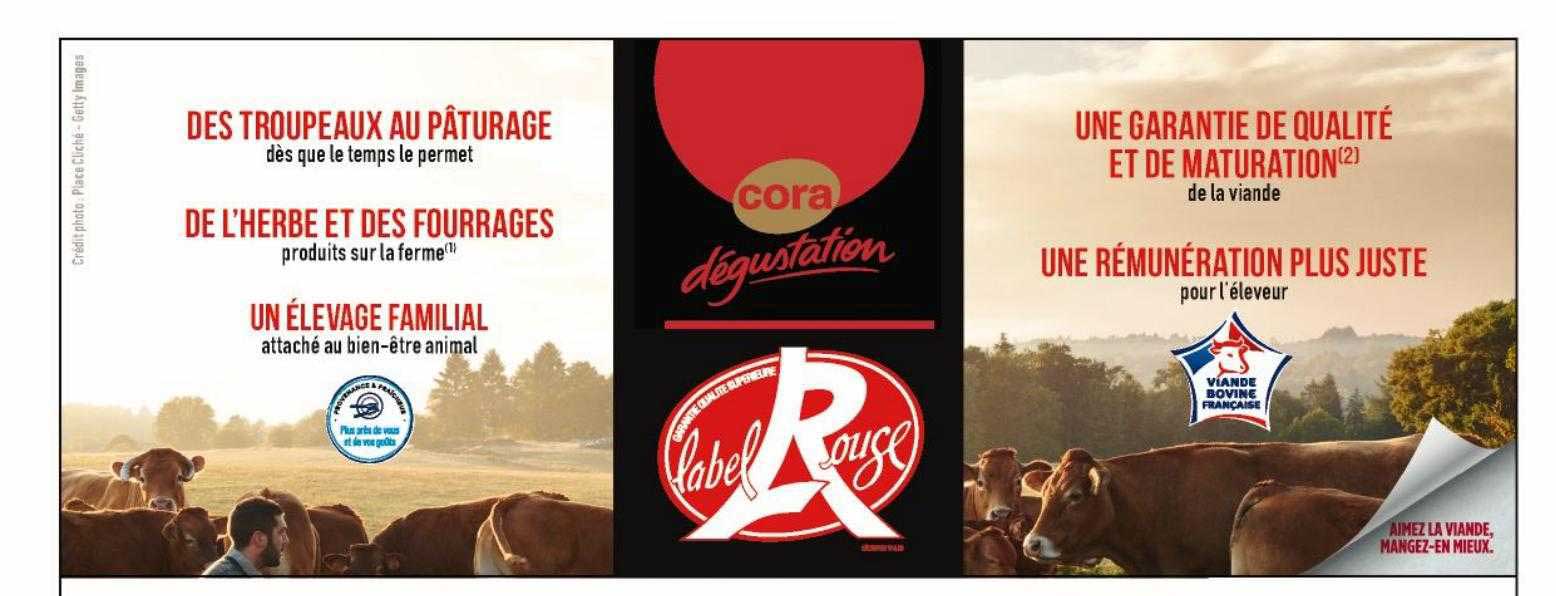 Promo Cora Dégustation Label Rouge chez Cora - iCatalogue.fr