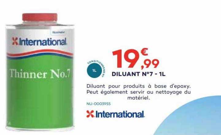 Promo Diluant N°7 - 1l International chez Cabesto - iCatalogue.fr