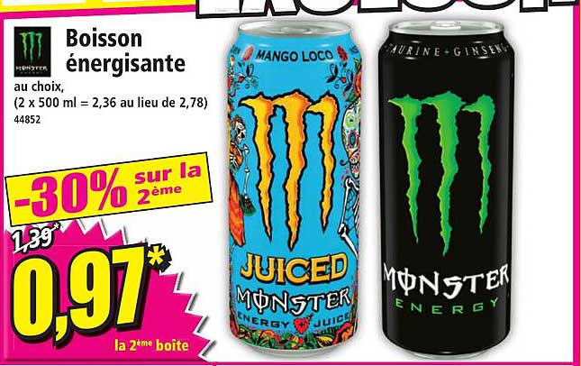 Promo Boisson énergisante Monster chez Norma - iCatalogue.fr