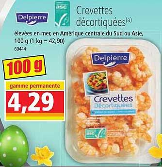 Promo Delpierre Crevettes Décortiquées chez Norma - iCatalogue.fr
