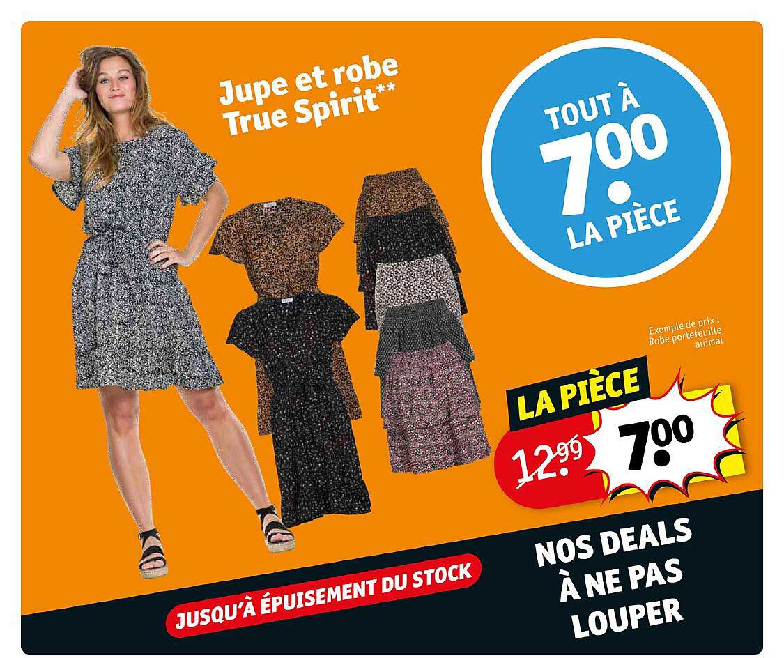 Promo Jupe Et Robe True Spirit chez Kruidvat - iCatalogue.fr