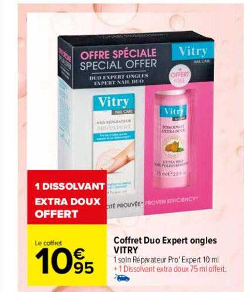 Promo Coffret Duo Expert Ongles Vitry chez Carrefour Parapharmacie ...