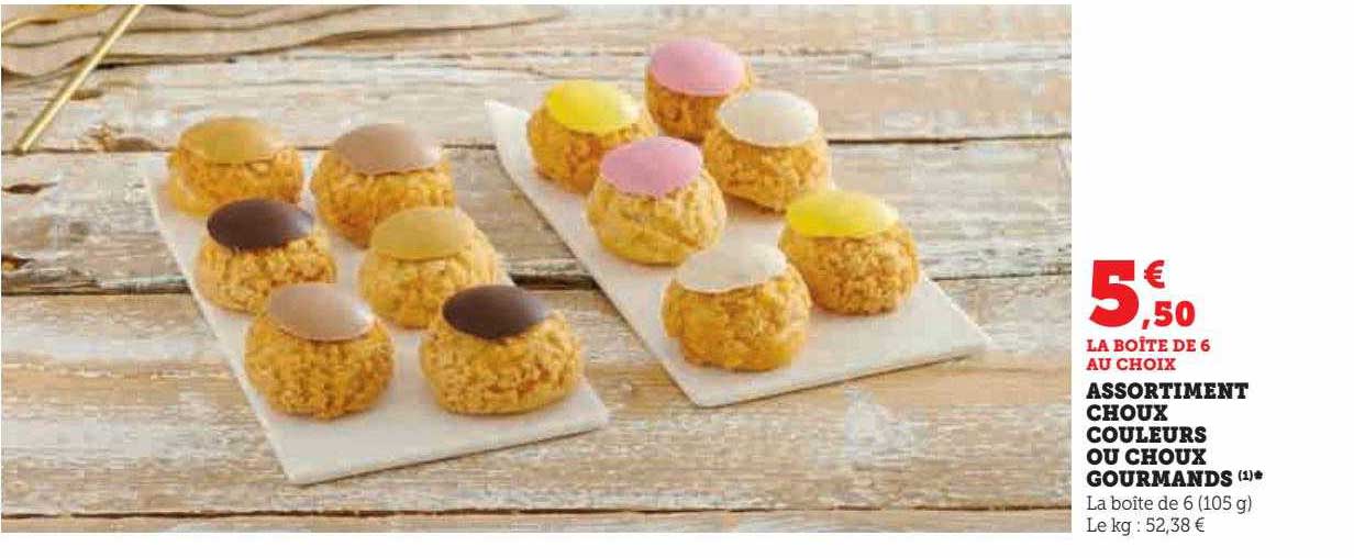 Promo Assortiment Choux Couleurs Ou Choux Gourmands chez Hyper U ...