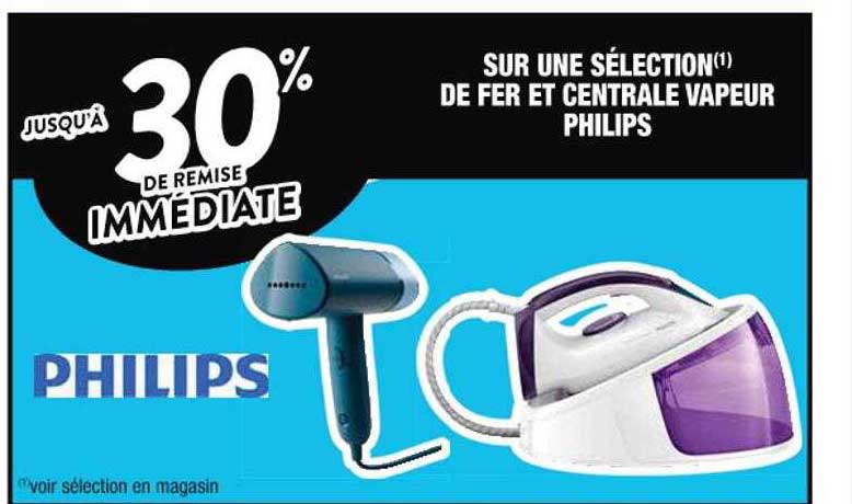 Promo Fer Et Centrale Vapeur Philips chez Cora - iCatalogue.fr