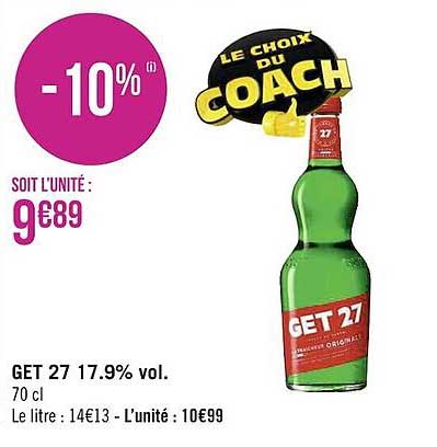 Offre Get 27 chez Geant Casino