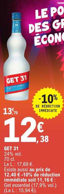 Promo Get 31 chez E.Leclerc - iCatalogue.fr