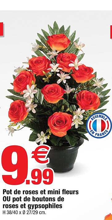 Offre Pot Fleurs Artificielles chez GiFi