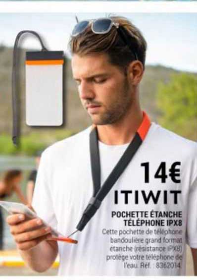 Promo Pochette étanche Téléphone Ipx8 Itiwit chez Decathlon - iCatalogue.fr