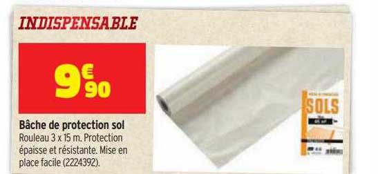 Promo Bâche De Protection Sol chez Bricorama - iCatalogue.fr