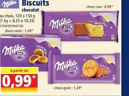 Promo Biscuit Chocolat Milka chez Norma - iCatalogue.fr