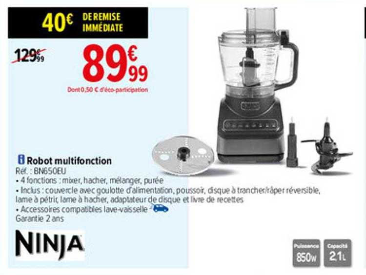 Promo Robot Multifonction Ninja chez Carrefour - iCatalogue.fr