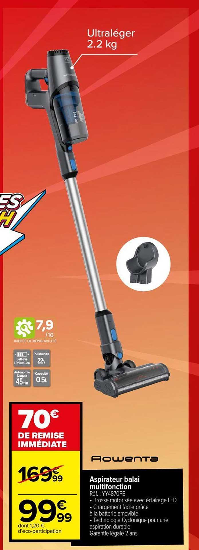 Aspirateur Promotion Carrefour