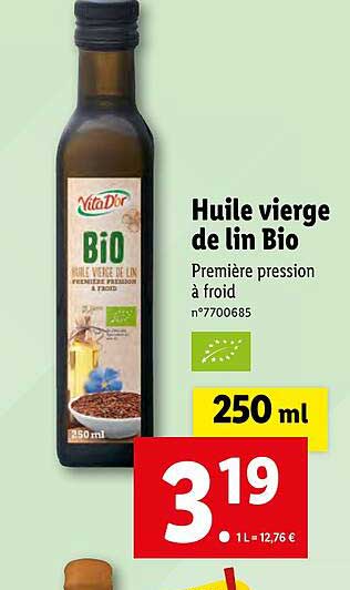 Huile De Lin Lidl