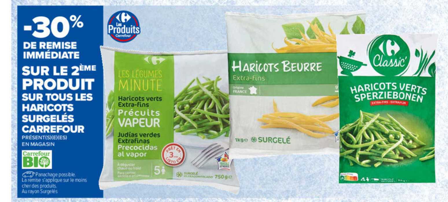 Promo Haricots Surgelés Carrefour chez Carrefour - iCatalogue.fr