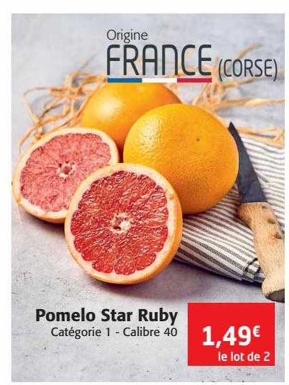 Promo Pomelo Star Ruby chez Colruyt - iCatalogue.fr