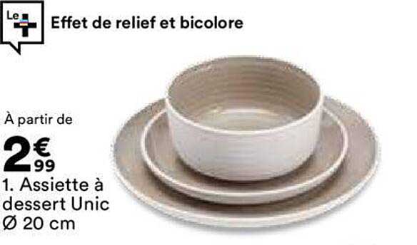 Promo Assiette à Dessert Unic ø 20 Cm chez BUT - iCatalogue.fr Promo Assiette à Dessert Unic ø 20 Cm chez BUT - iCatalogue.fr