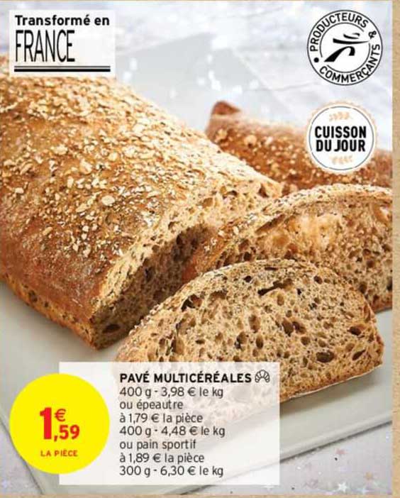 Promo Pavé Multicéréales chez Intermarché - iCatalogue.fr