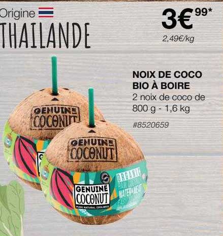 Promo Noix De Coco Bio à Boire chez Costco - iCatalogue.fr