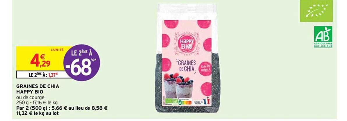 Graines De Chia Intermarche