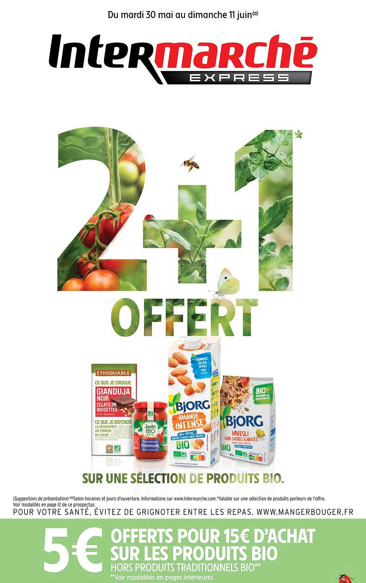 Promo Produits Bio chez Intermarché Express - iCatalogue.fr