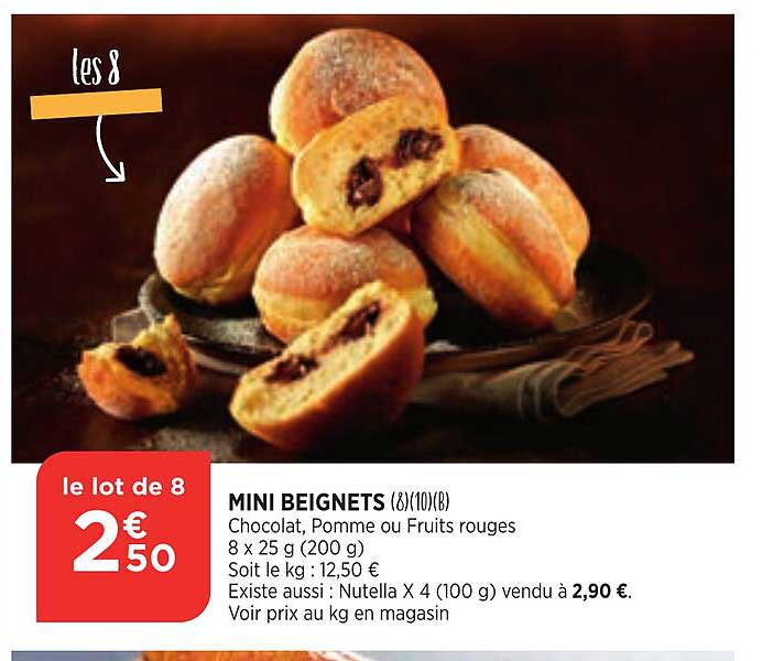 Promo Mini Beignets chez Bi1 - iCatalogue.fr