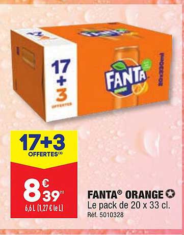Promo Fanta Orange chez Aldi - iCatalogue.fr