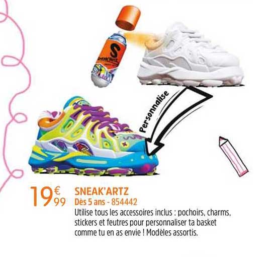 Promo Sneak'artz chez King Jouet - iCatalogue.fr