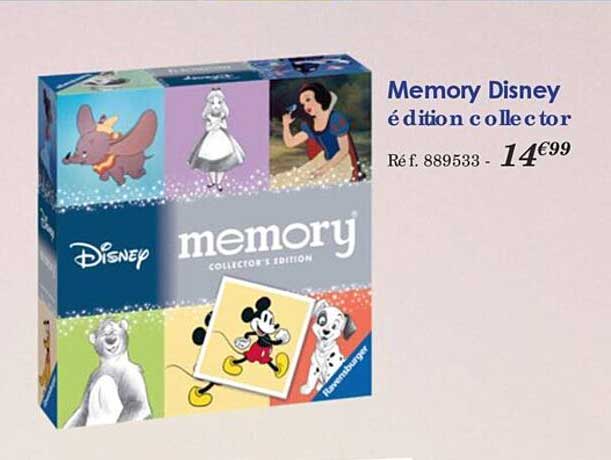 Promo Memory Disney édition Collector chez La Grande Récré - iCatalogue.fr