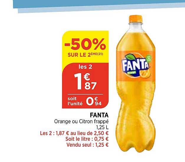 Promo Fanta chez Bi1 - iCatalogue.fr