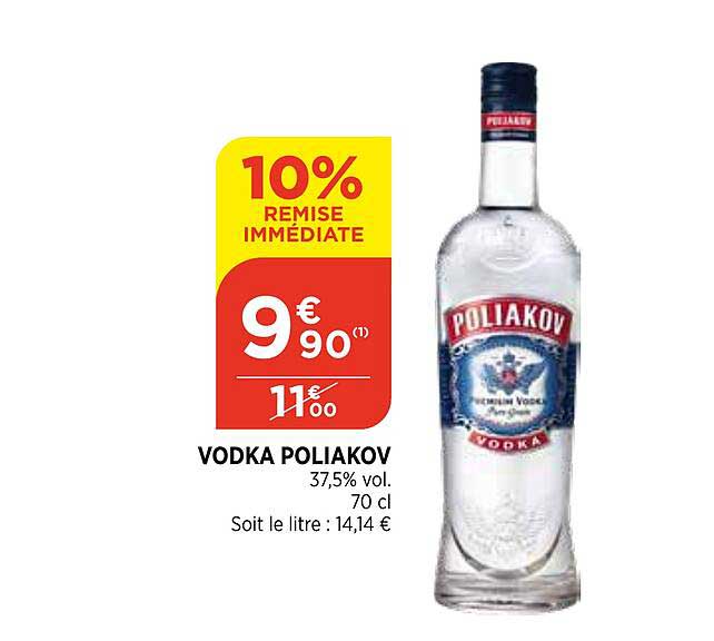 Promo Vodka Poliakov chez Bi1 - iCatalogue.fr