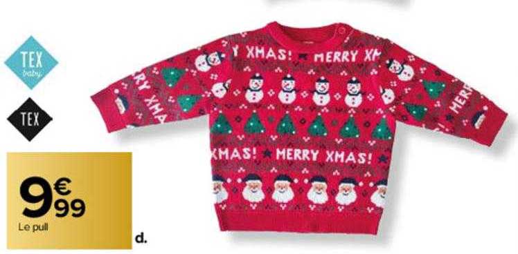 Promo Le Pull Tex Baby, Tex chez Carrefour - iCatalogue.fr