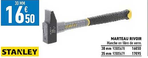 Promo Marteau Rivoir Stanley chez Brico Cash - iCatalogue.fr
