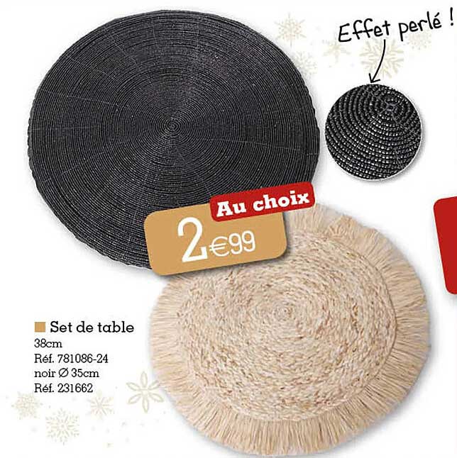 Promo Set De Table Chez Kandy Icatalogue Fr