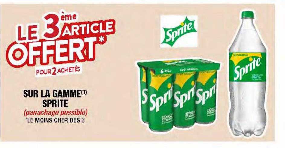 Promo La Gamme Sprite chez Migros France - iCatalogue.fr