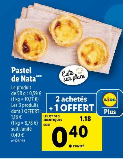 Pastel De Nata Lidl Prix
