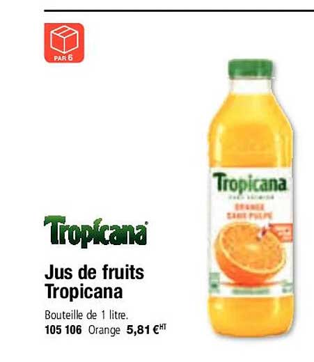 Promo Tropicana Jus De Fruits Tropicana chez Hyperburo - iCatalogue.fr