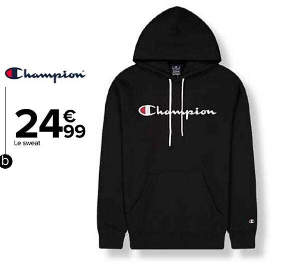 Promo Champion Le Sweat chez Carrefour - iCatalogue.fr