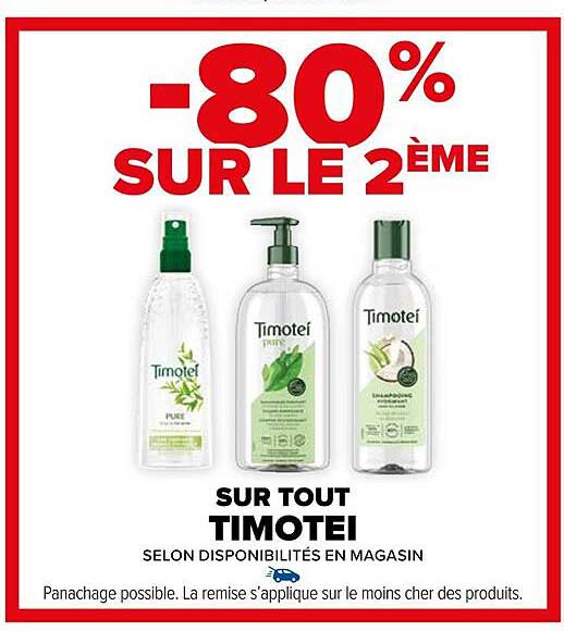 Promo Timotei chez Carrefour Market - iCatalogue.fr