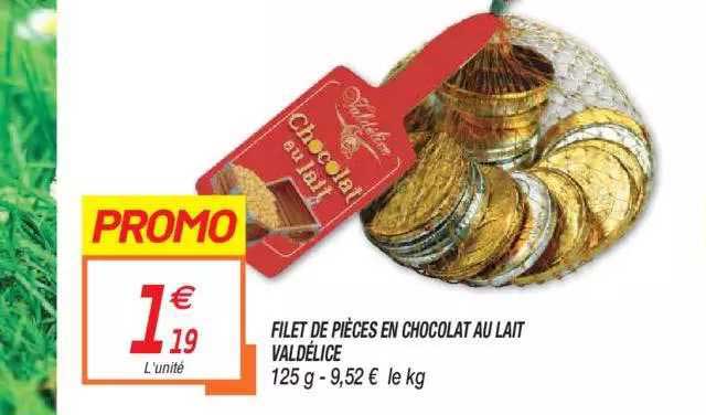 Promo Filet De Pièces En Chocolat Au Lait Valdélice chez Netto ... Promo Filet De Pièces En Chocolat Au Lait Valdélice chez Netto ...