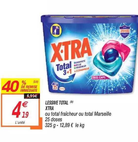 Promo Lessive Total Xtra chez Netto - iCatalogue.fr