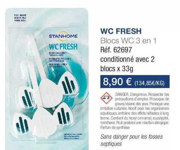 Promo Wc Fresh Stanhome chez Stanhome - iCatalogue.fr