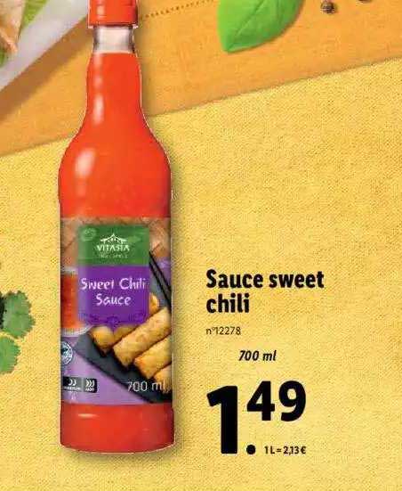 Promo Sauce Sweet Chili chez Lidl - iCatalogue.fr