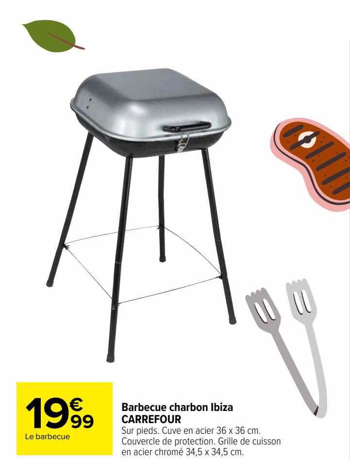 Promo Barbecue Charbon Ibiza Carrefour chez Carrefour - iCatalogue.fr