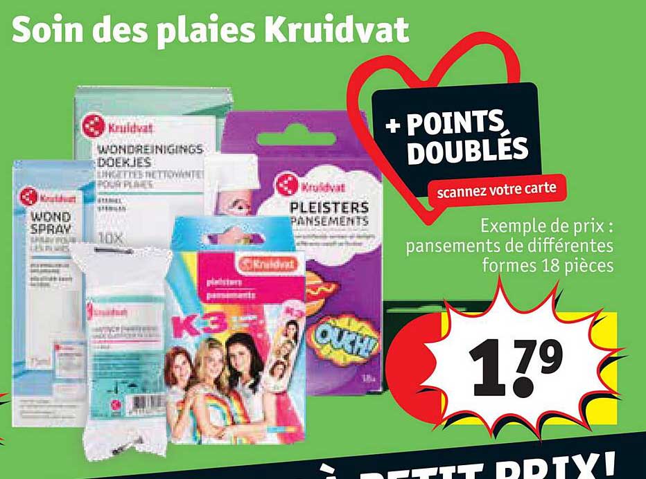 Promo Soin Des Plaies Kruidvat chez Kruidvat - iCatalogue.fr
