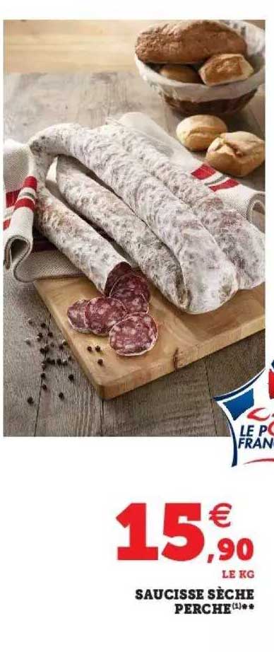 Promo Saucisse Sèche Perche chez Hyper U - iCatalogue.fr