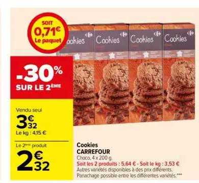 Promo Cookies Carrefour chez Carrefour - iCatalogue.fr