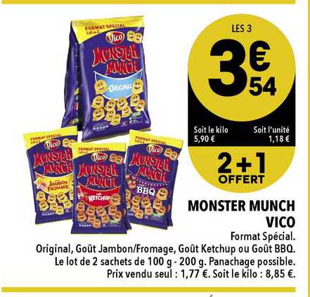 Promo Monster Munch Vico chez Supeco - iCatalogue.fr